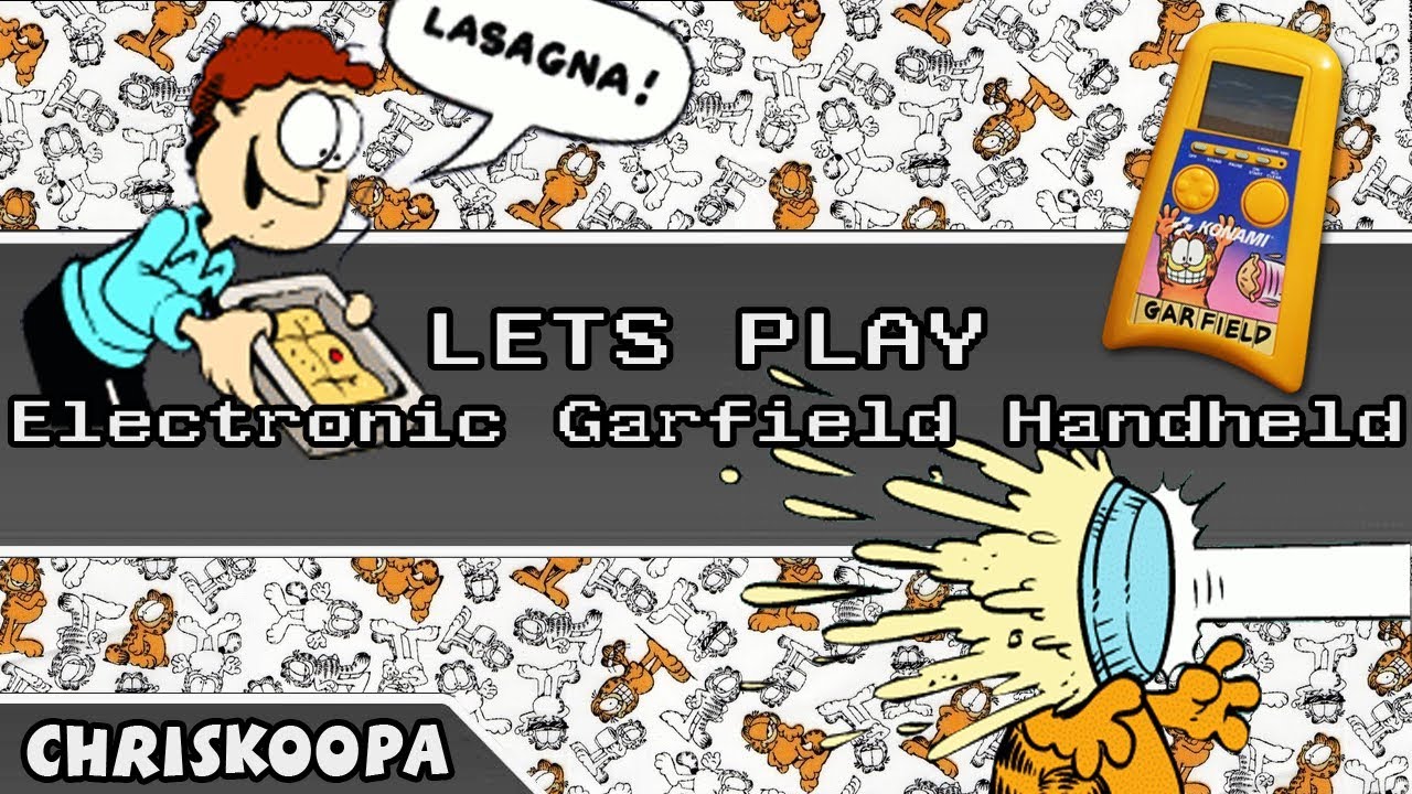 Let's Play The Electronic Garfield Handheld from Konami - YouTube