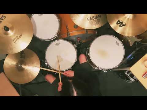 postrock drums with crispy snare and hi hat
