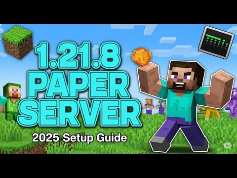 🚀 So richtest du deinen eigenen Minecraft Paper Server ein (2025)⚡ ...