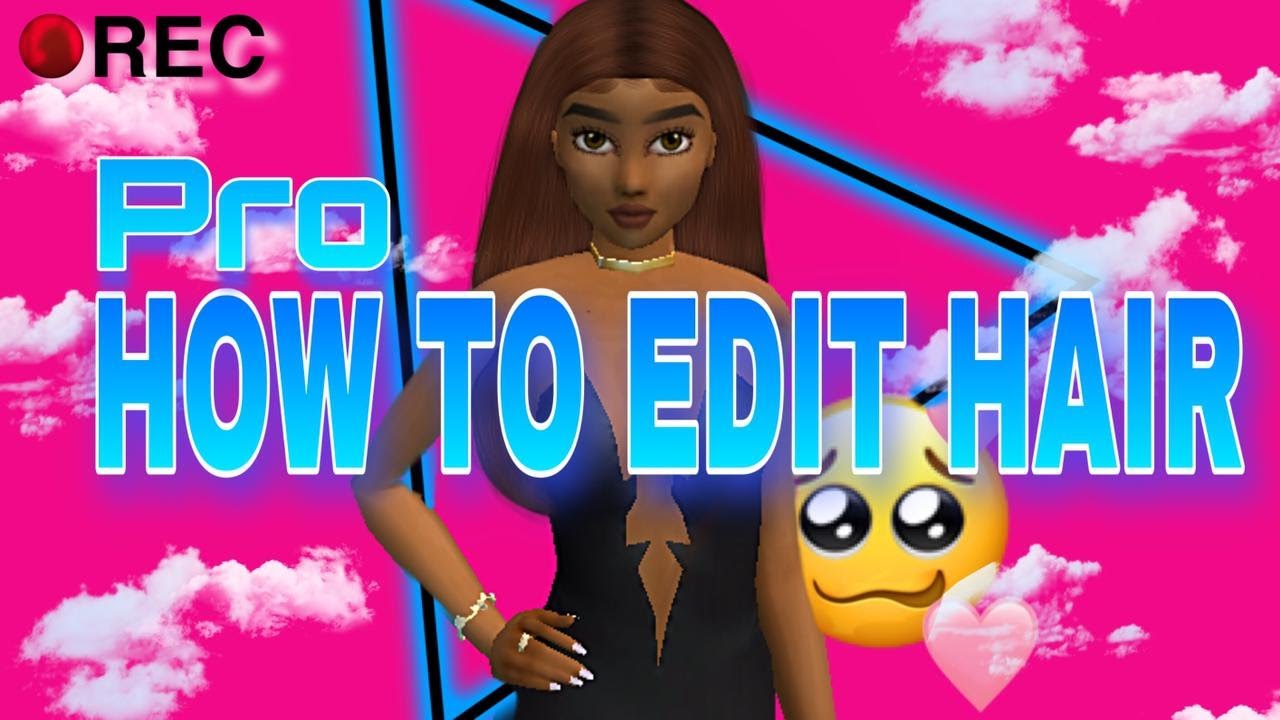 How to edit hair/Avakin life/IbisPaint - YouTube
