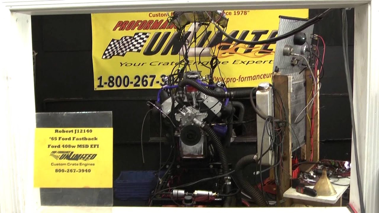 408W Ford Stroker With MSD Atomic EFI - YouTube