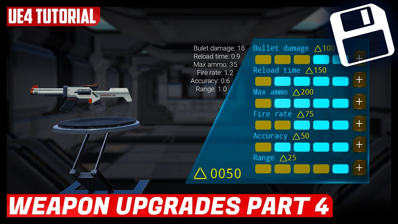 Ue4 Weapon Upgrades Part 4 Saving And Loading Upgrades Tutorial 6522
