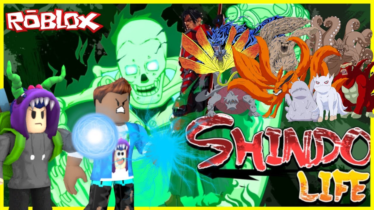 SHINOBI LIFE II É SHINDO LIFE-DOANDO KARMAS-BIJUU-JUTSUS Roblox Live ...