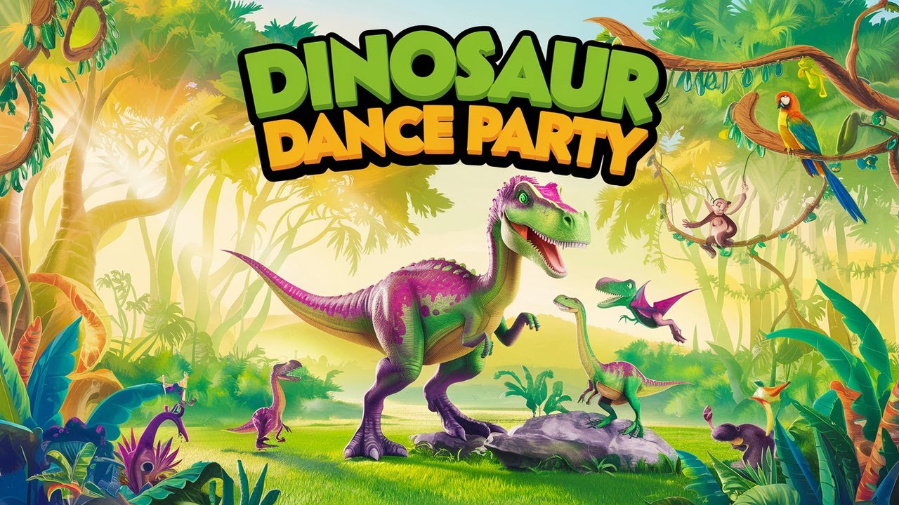 Dinosaur Song for Kids! | Sing Along with Fun Dino Friends! - YouTube
