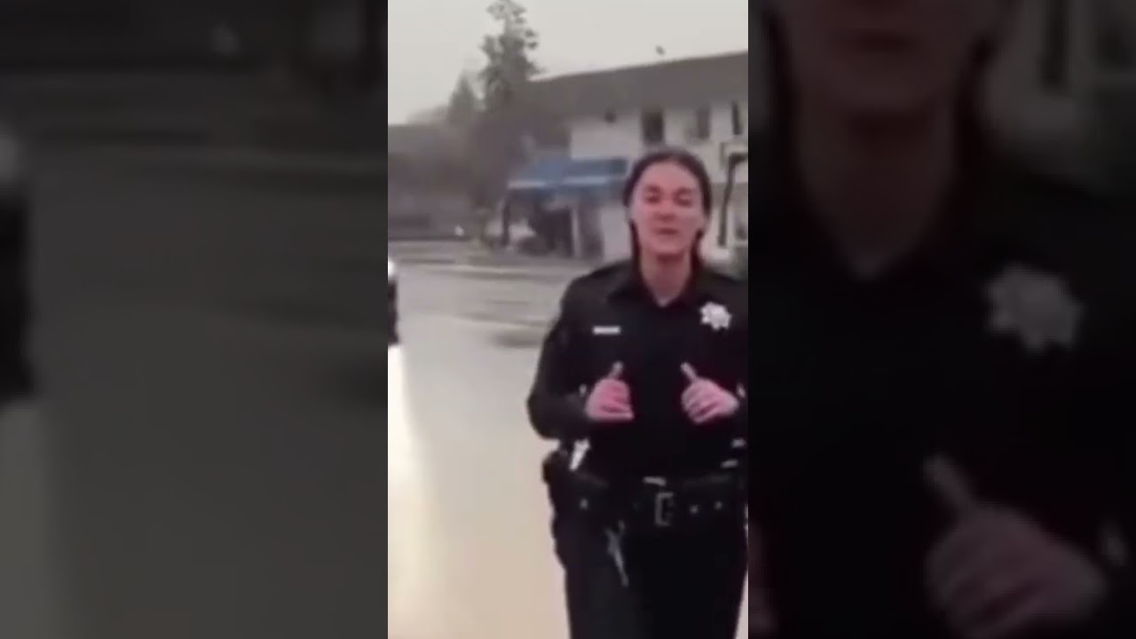 Police getting wet. drip drip drip. - YouTube