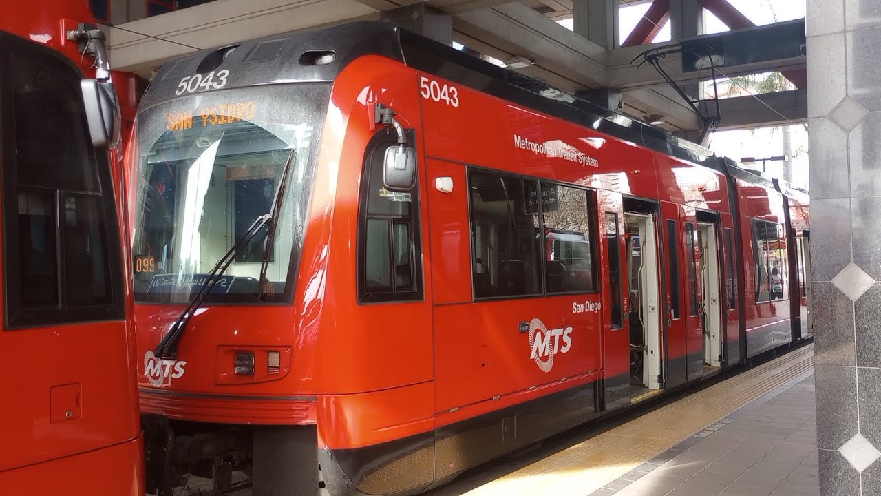Detour Blue Line From Santa Fe Depot to Barrio Logan - YouTube