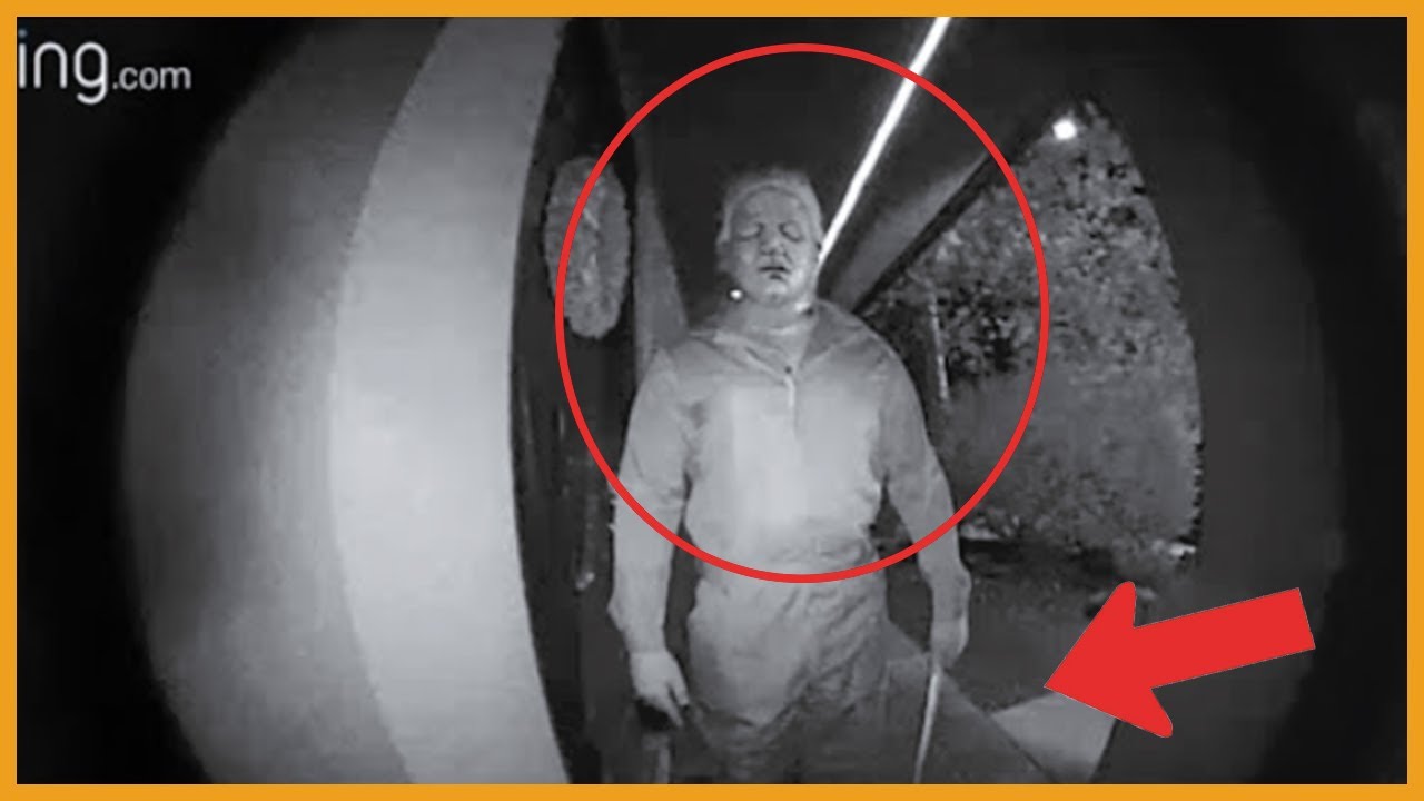 7 Most Disturbing Things Caught On Doorbell Camera (part 10) - YouTube