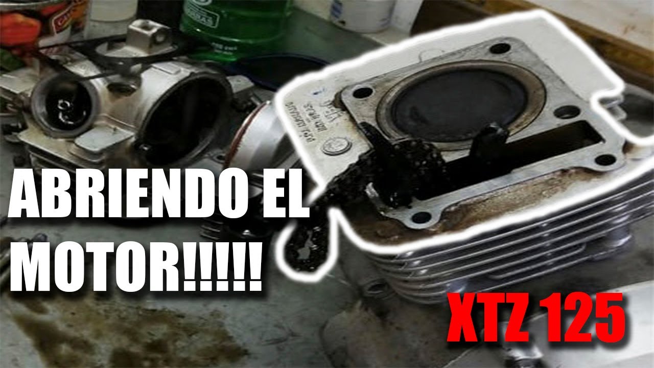 ABRIMOS EL MOTOR!!!!!!! Yamaha XTZ 125 - YouTube