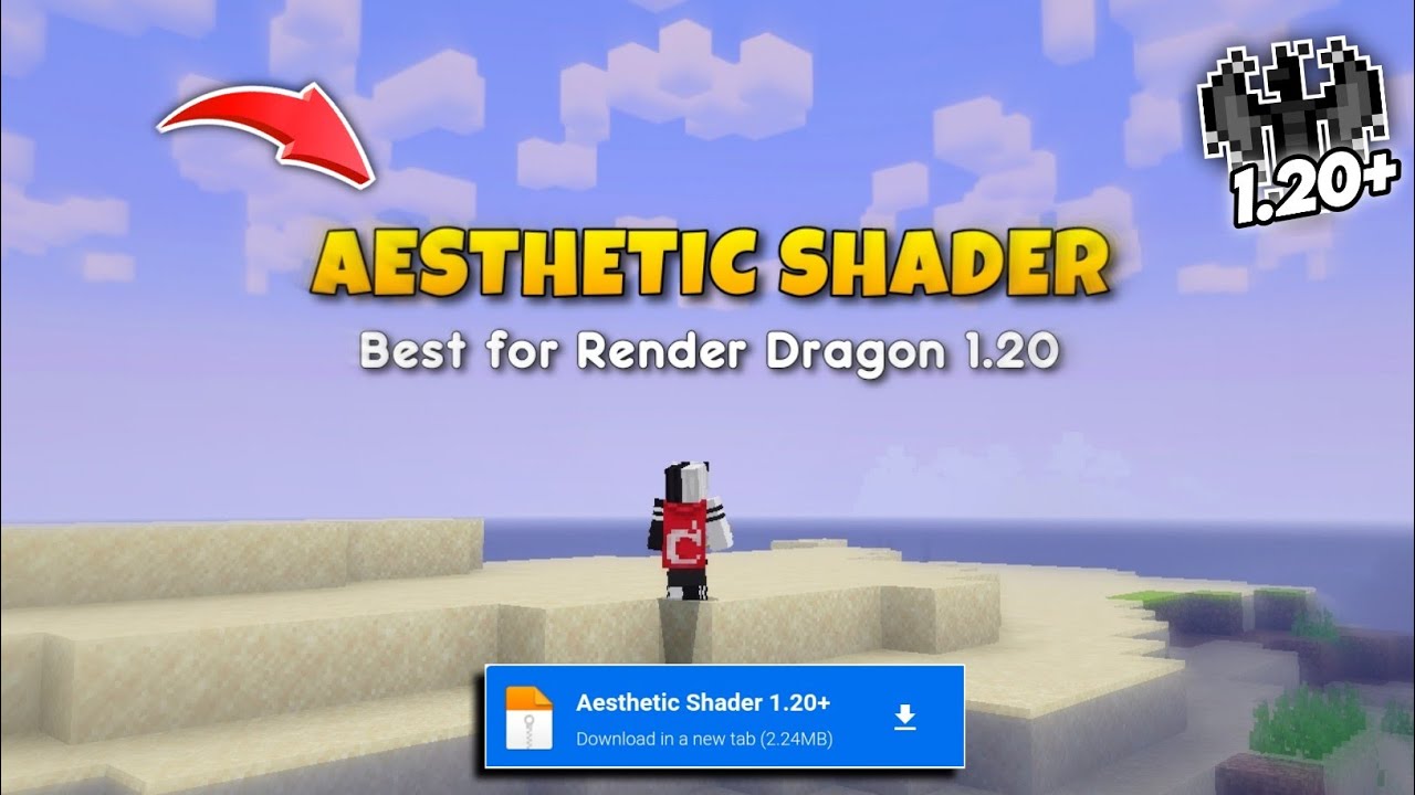 Best Aesthetic Shaders Mcpe v1.20.71+ | Render Dragon Shaders 1.20 ...