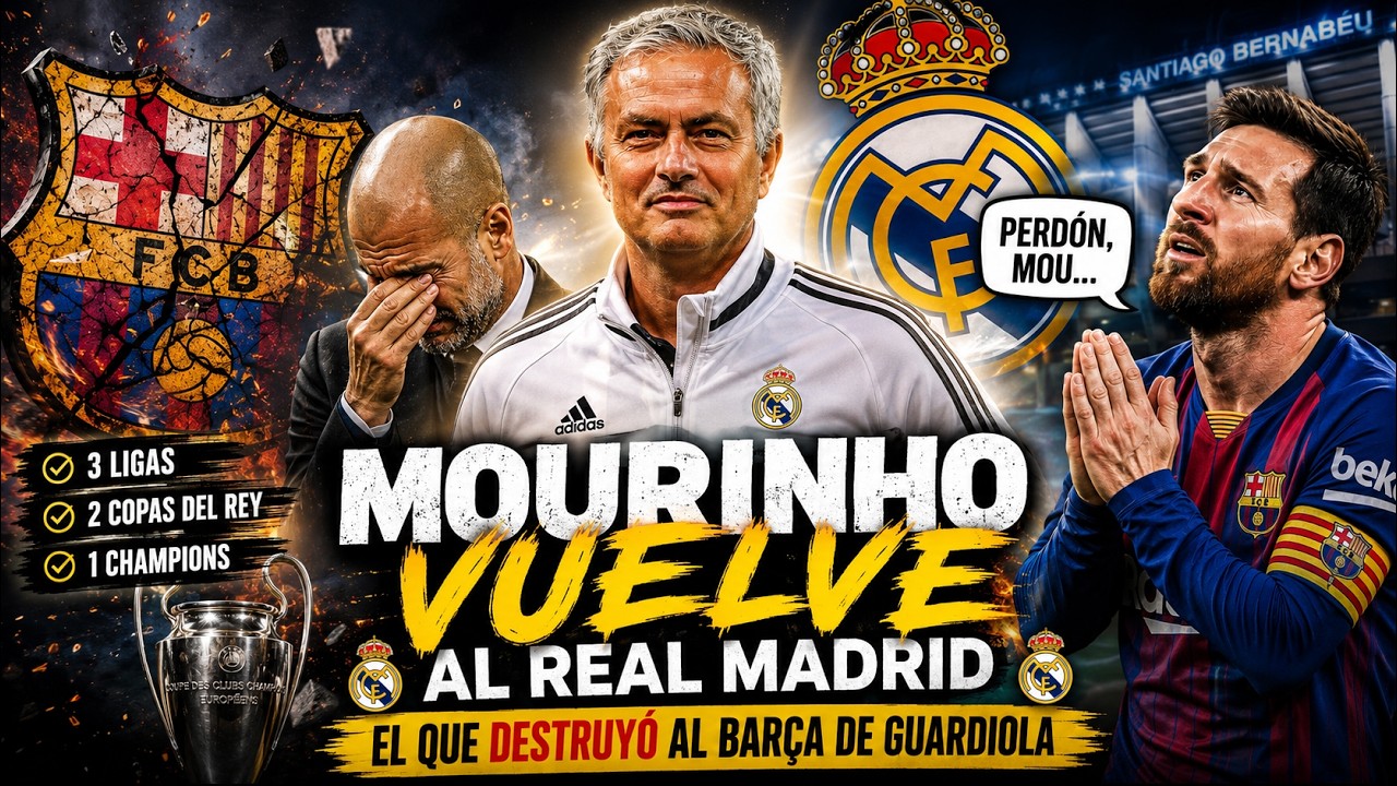 🚨 MOURINHO VUELVE AL REAL MADRID | ¿El regreso del terror del Barça? ⚪🔥 ...