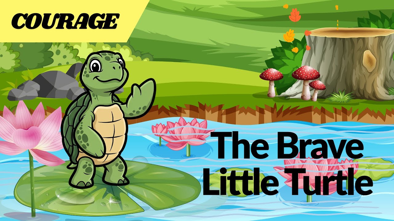 The Brave Turtle | Moral Story for Kids about Courage and Friendship ...