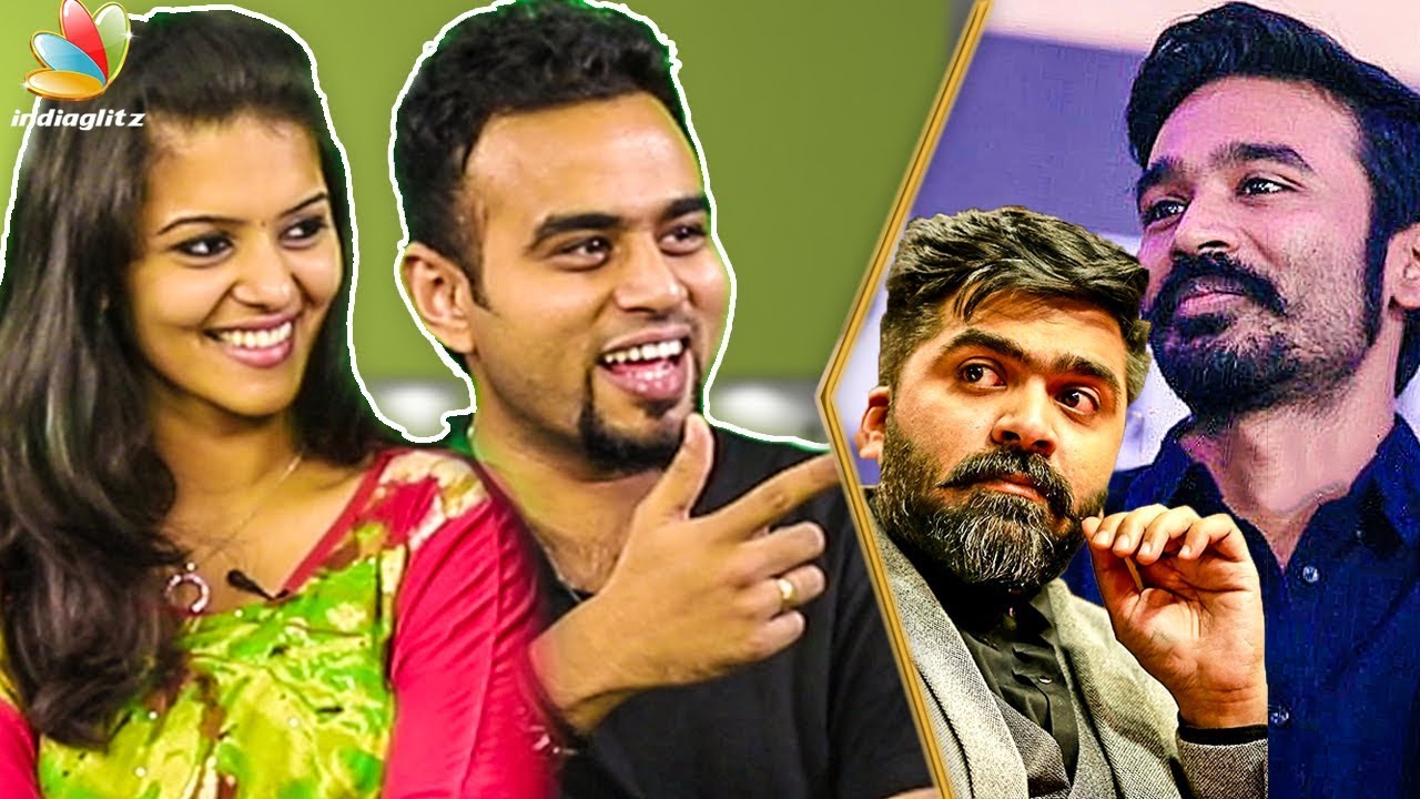 Simbu, Dhanush : Real Face Behind the Stage | Mirchi Vijay, Swathista ...