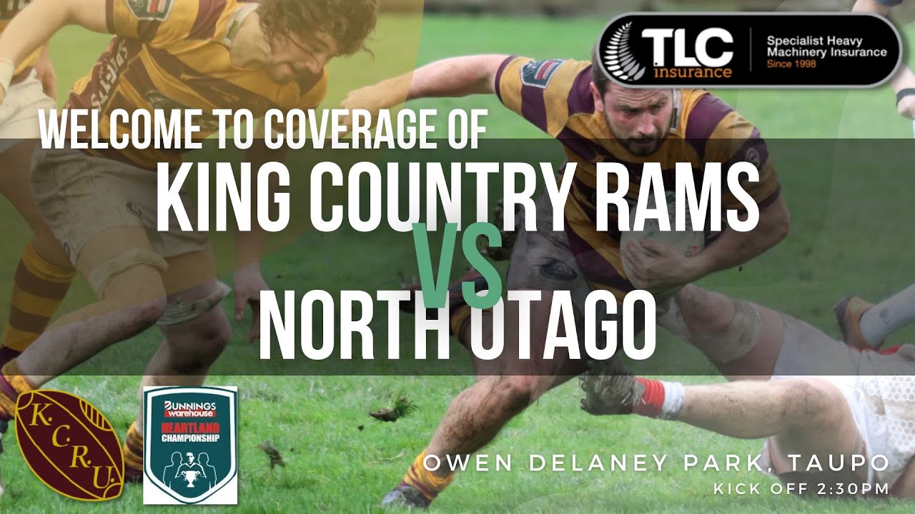King Country Rams vs North Otago - YouTube