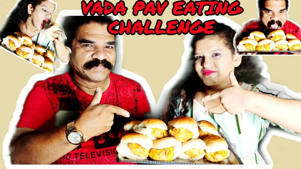 VADA PAV EATING CHALLENGE | VADA PAV EATING COMPETITION | FOOD ...