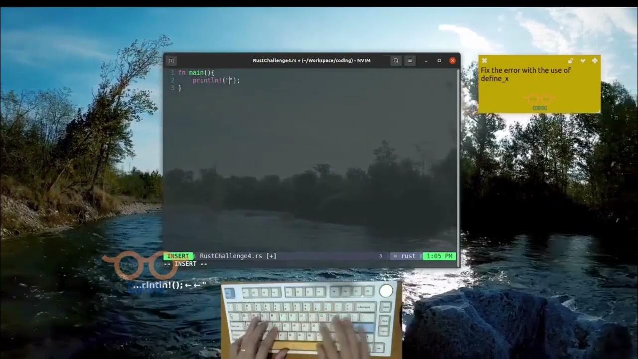 Learning Rust Programming - Challenge 04 Variable | ASMR Coding #coding #programming #shorts # ...