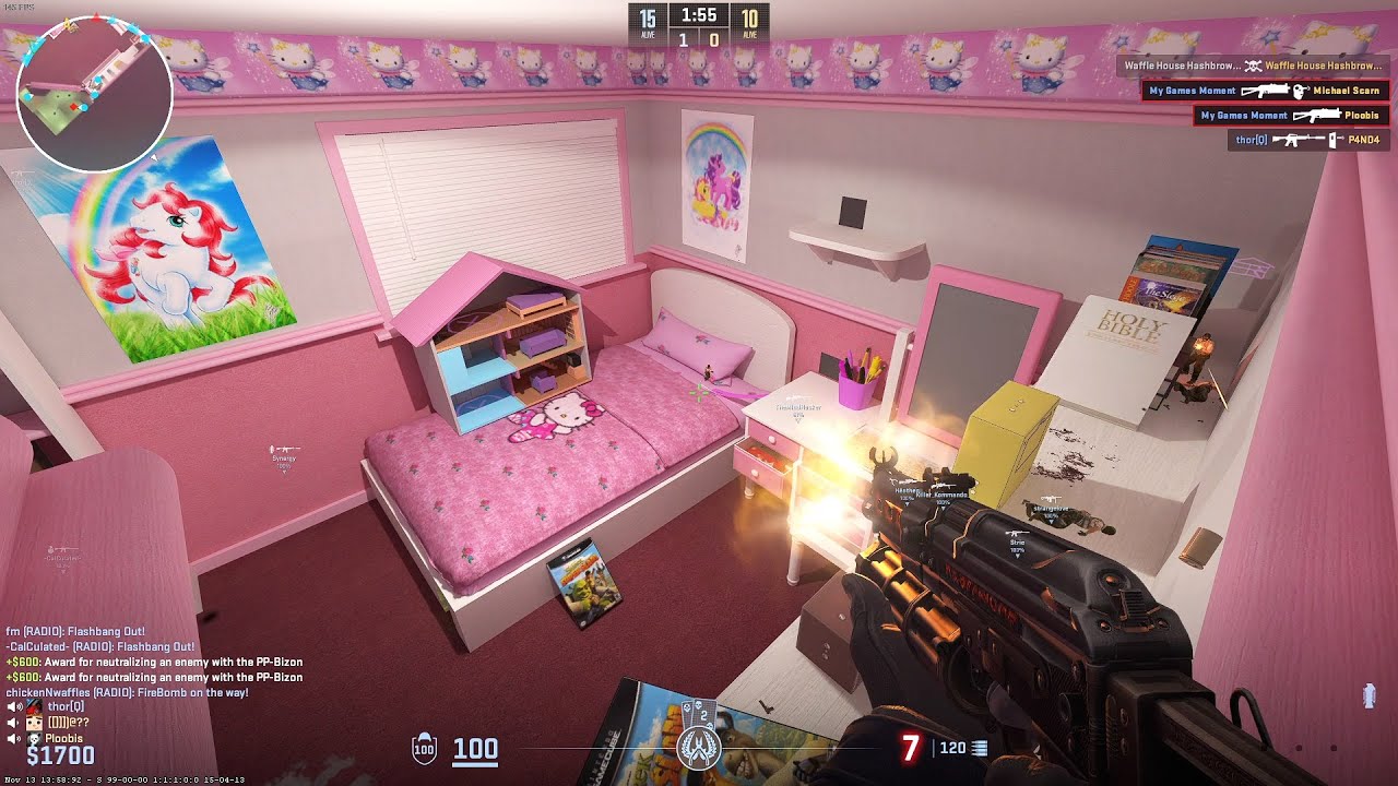 CS2 Workshop maps gameplay Dolls (de_dolls) - YouTube