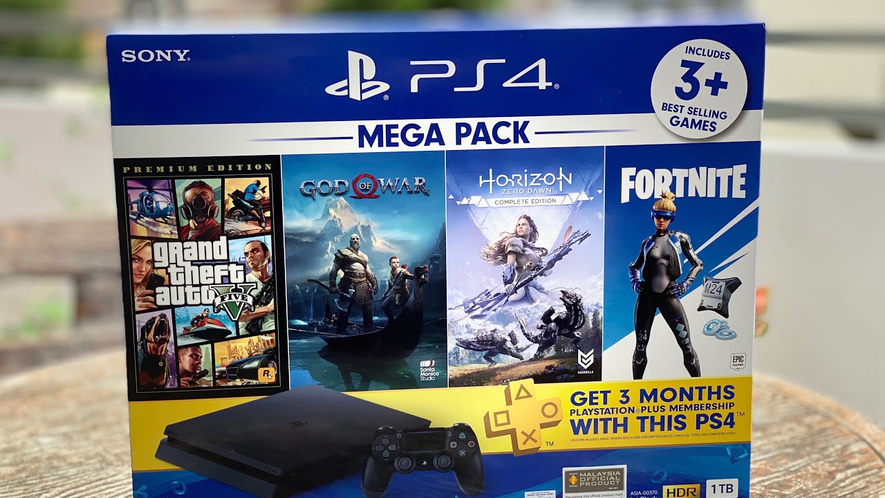 Sony Playstation4(PS4)MEGA PACK BUNDLE UNBOXING AND MINI VLOG(MALAYSIA ...