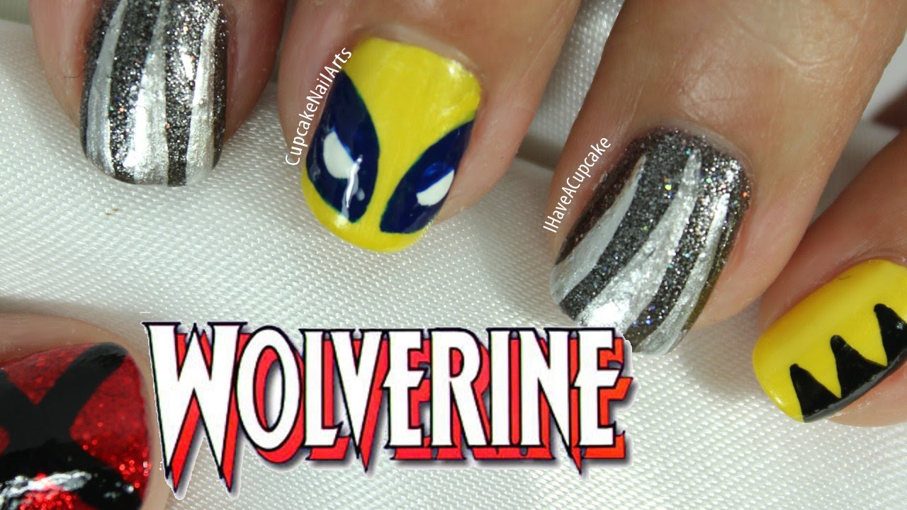 Wolverine Nail Art - YouTube