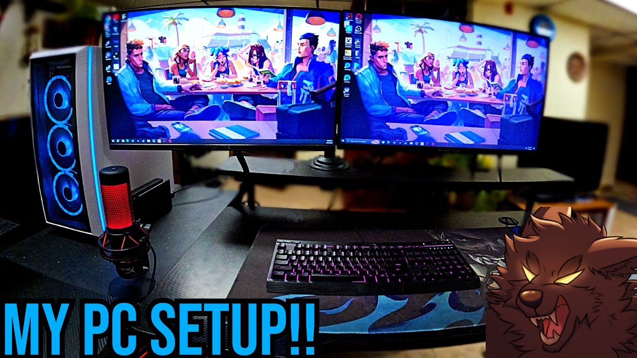 My Current Pc Setup! - YouTube