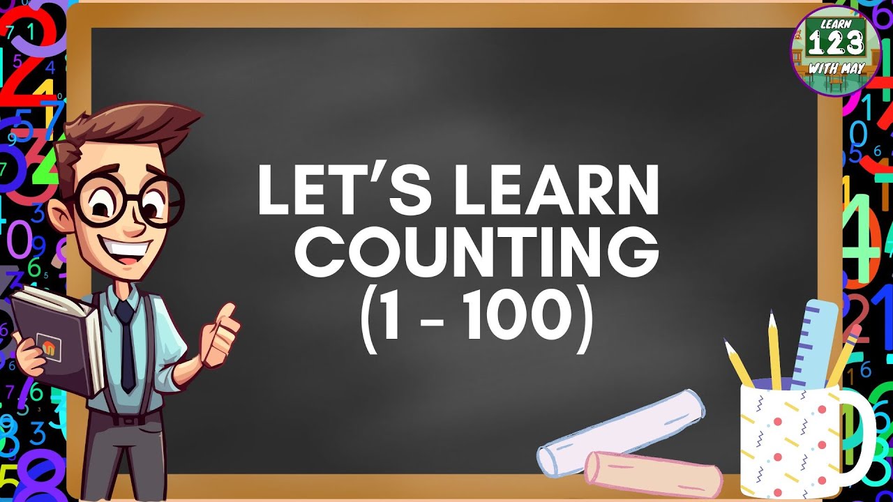 Learn 123 with may | 123 counting | counting 1 to 100 | one two three ...