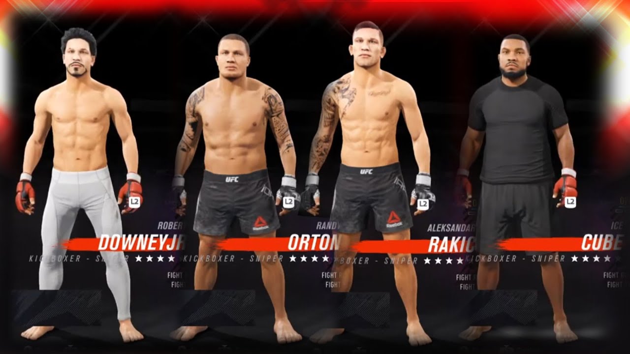 UFC 4 Create A Fighter III - Live EA UFC 4 CAF Formulas [Rakic, Drago ...