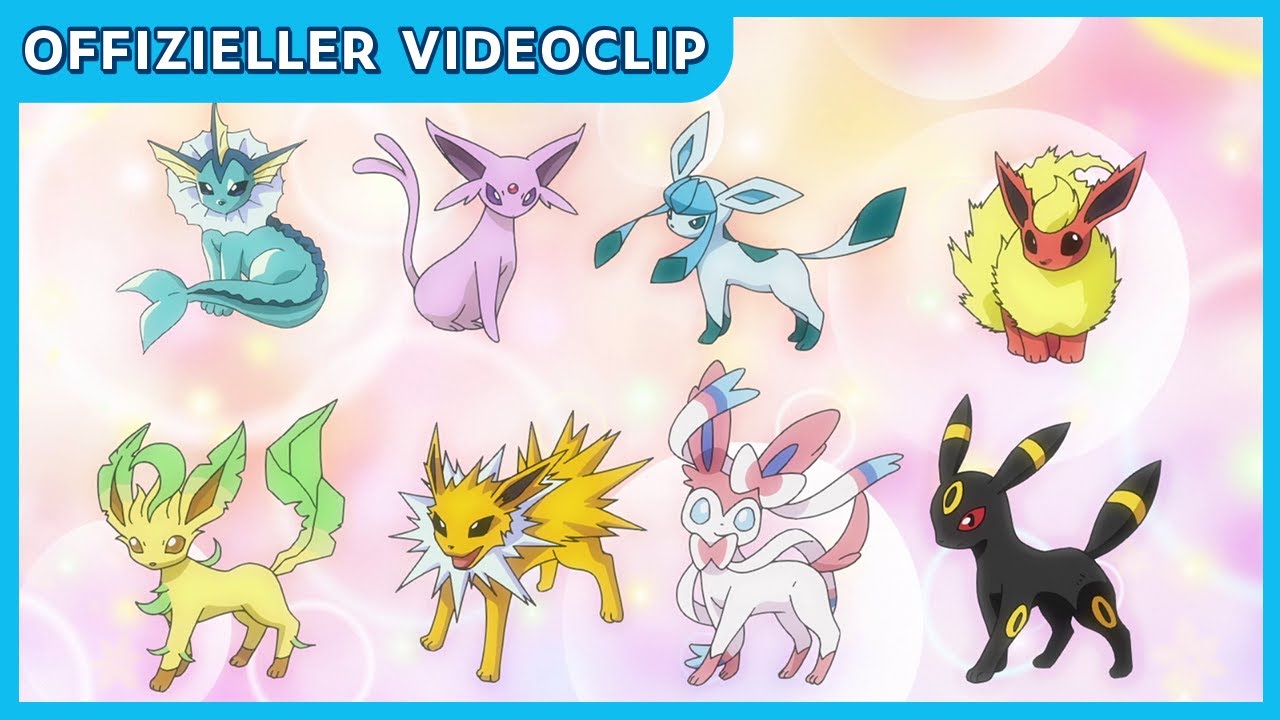 Evoli und seine Entwicklungen | Pokémon Reisen: Die Serie | Offizieller ...