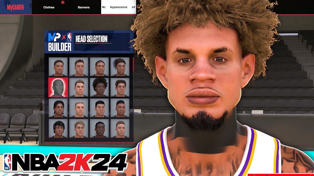 BEST FACE CREATION ON NBA 2K24 | COMP FACE CREATION - YouTube