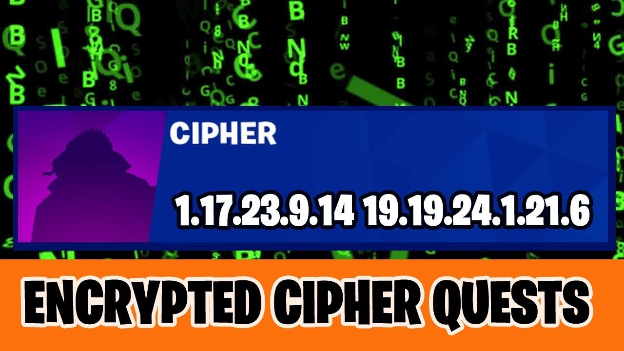 Fortnite Encrypted Cipher Quests - Locations For All Stages - YouTube