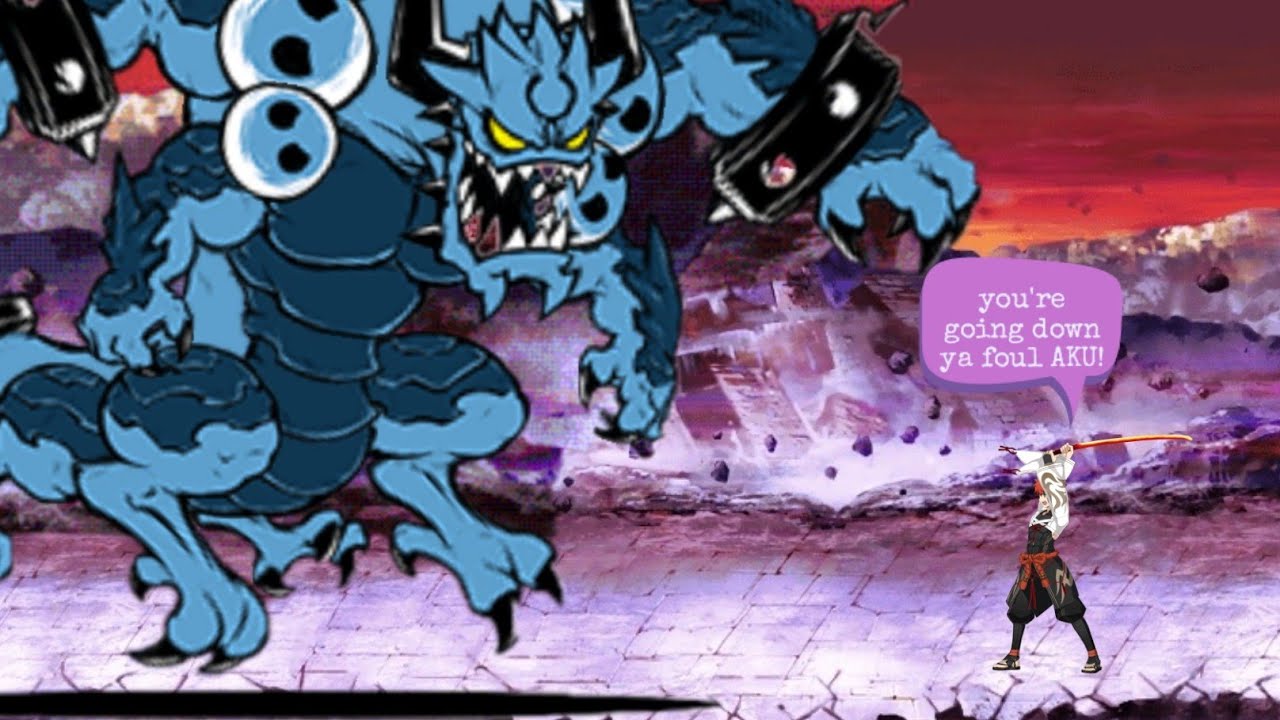 The battle cats: the true boss of mount aku - YouTube