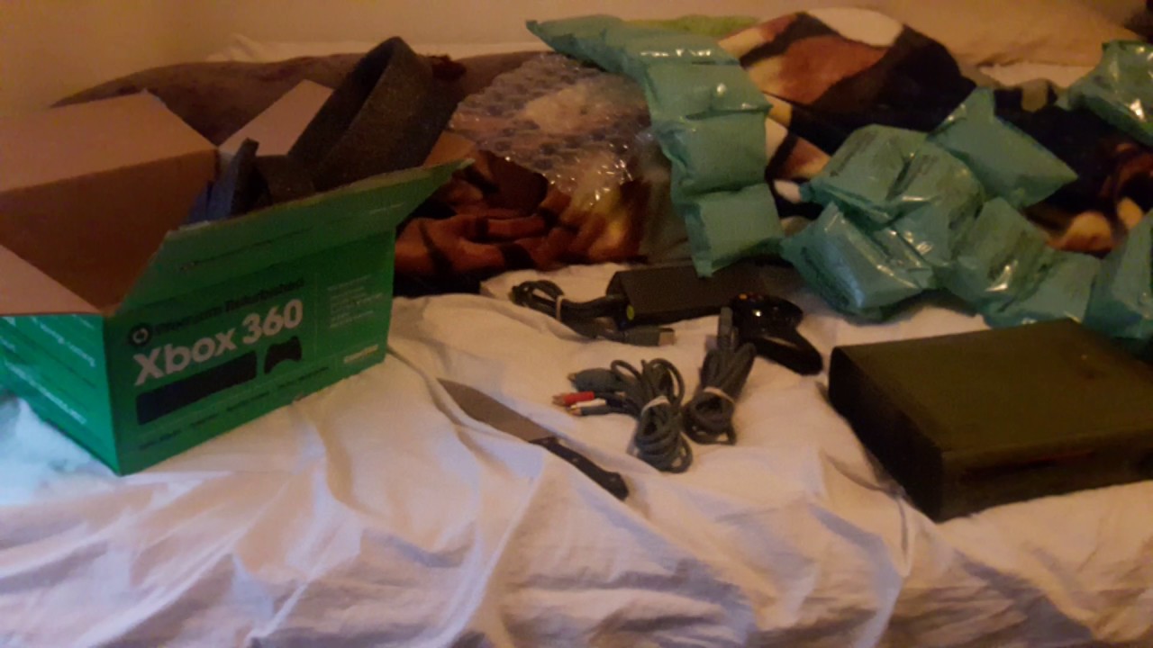 Gamestop Refurbished xbox 360 (halo 3 limted edition) part 2 - YouTube