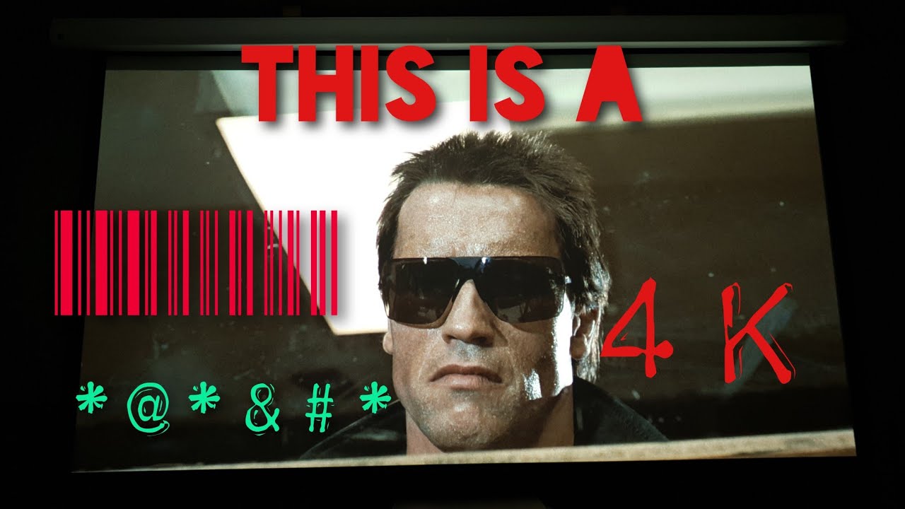 Terminator 4K Big Screen Review With Images From My Projector - YouTube
