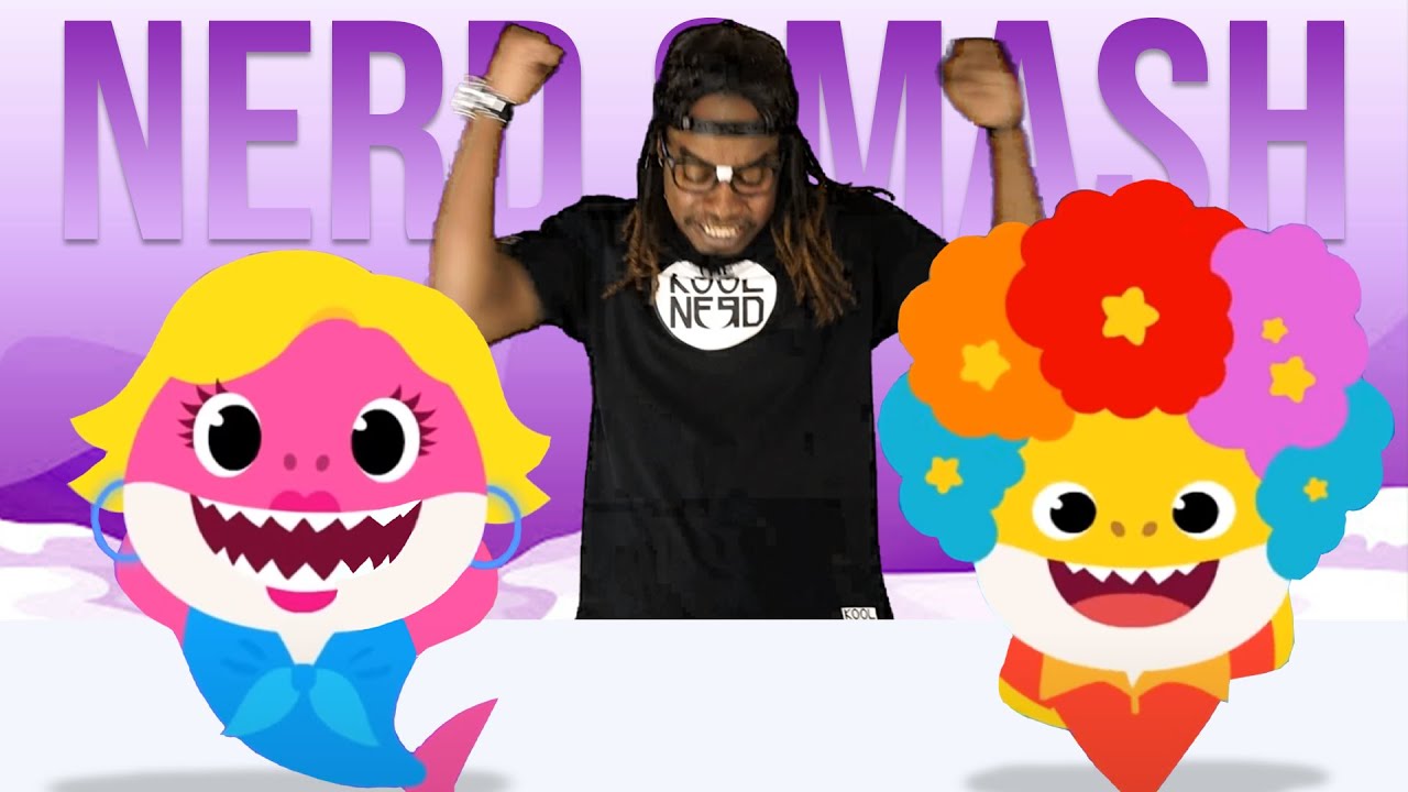 Baby Shark and Mommy Shark Nerd Smash Behind The Scenes!! - YouTube