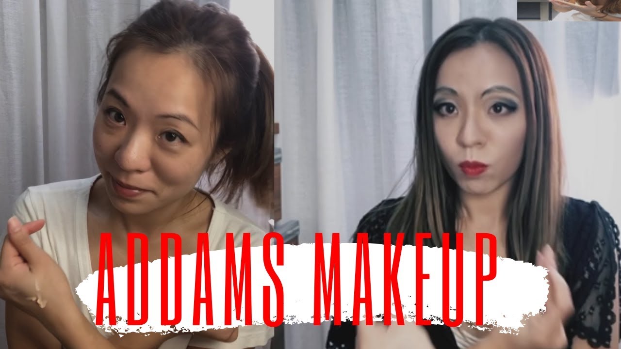 The Addams Family ~ Halloween Makeup Tutorial ~ - YouTube