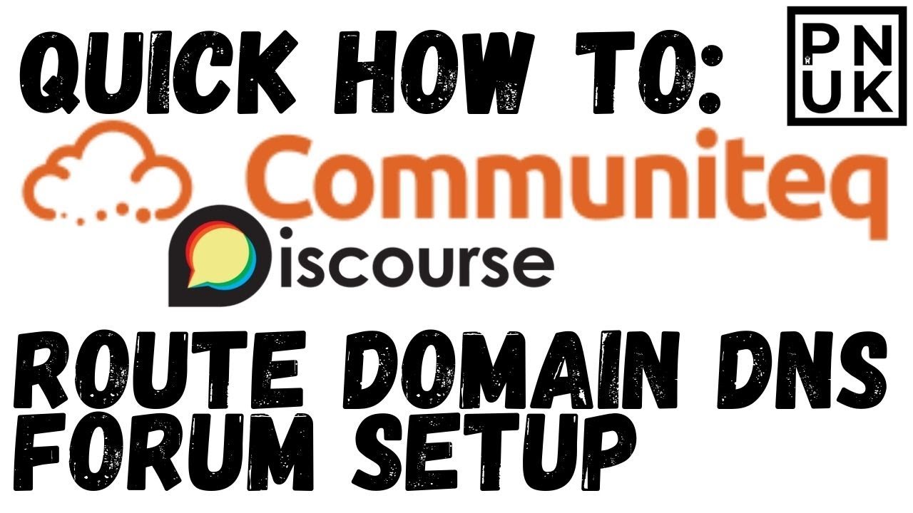 Discourse Hosting Forum On Root Domain CNAME Cloudflare Setup On Communiteq - YouTube