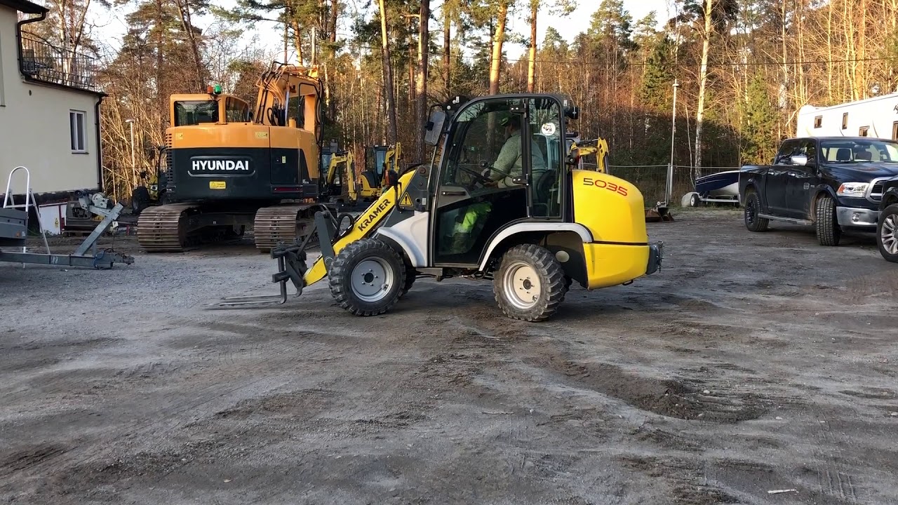 Hjullastare Kramer Wacker Neuson 5035 - YouTube