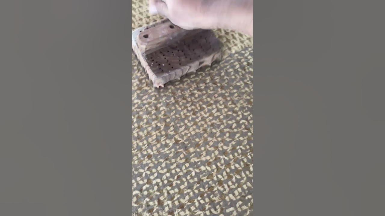 Ichcha: Hand Block Printing the Sparrow (Ribbon Design) Fabric - YouTube