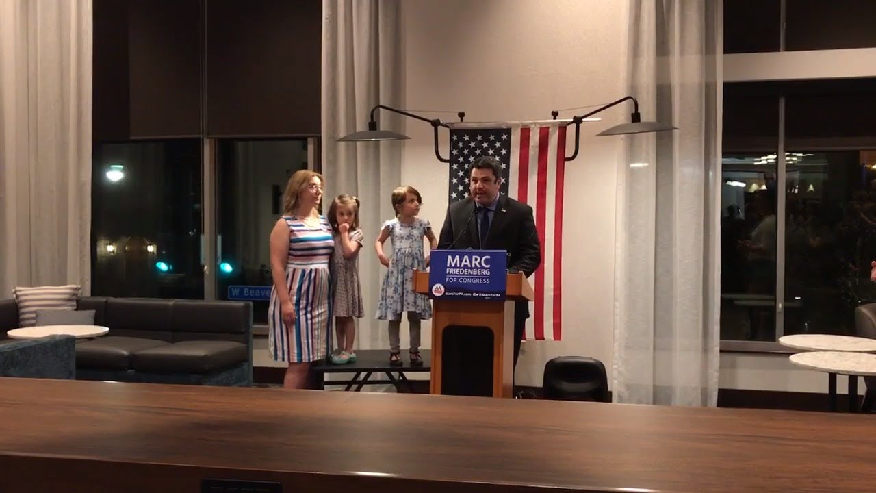 Marc Friedenberg speaks after defeat in Pennsylvania's 12th ...