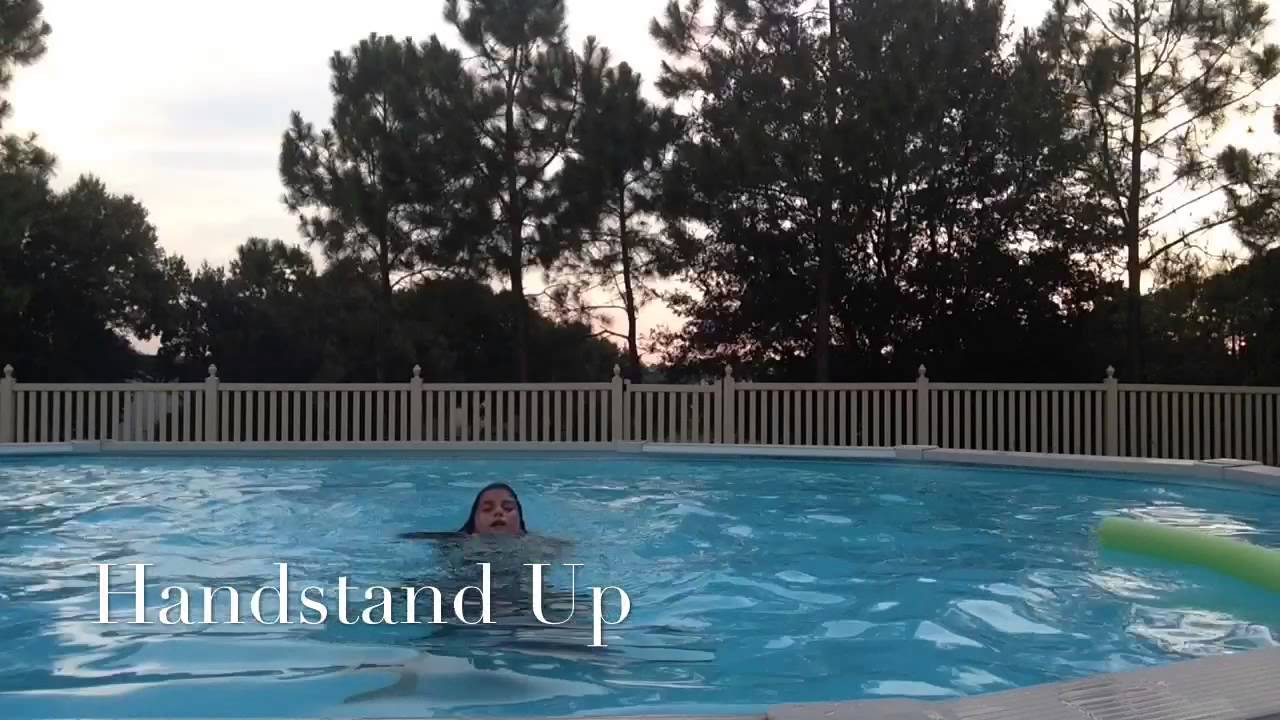 Acro Stunts in the pool! - YouTube
