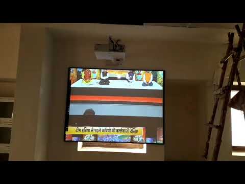 Short throw projector Installation by Team Exovik - YouTube