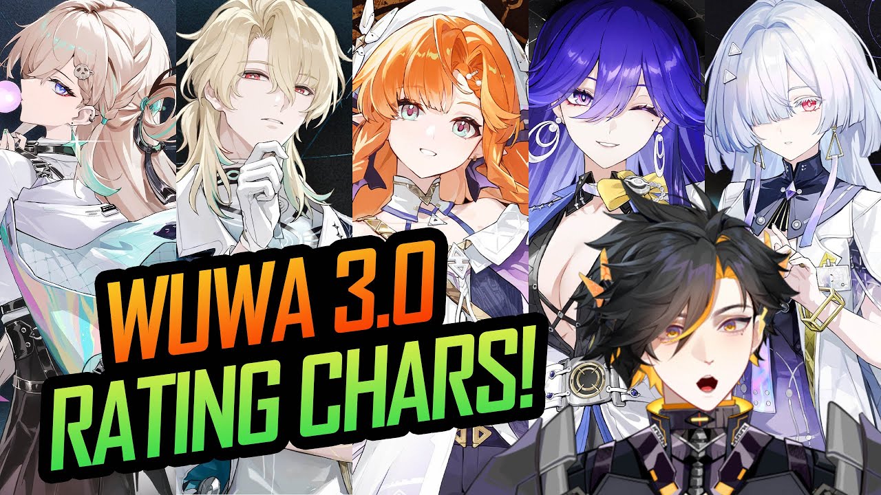 RATING ALL 3.0 Wuthering Waves Characters Lynae, Sigrika, Luuk, Lucilla ...