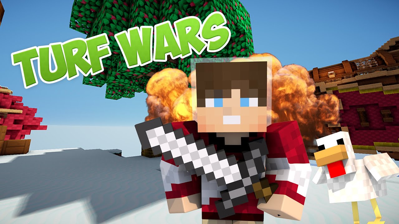 Minecraft: TURF WARS #3 - БЫСТРАЯ ИГРА! - YouTube
