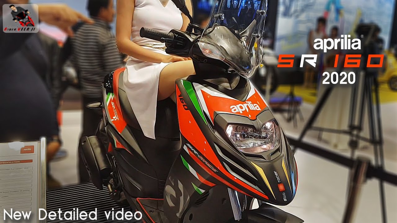 Aprilia SR 160 Race : Auto Expo 2020 | First Review | Features | Price ...