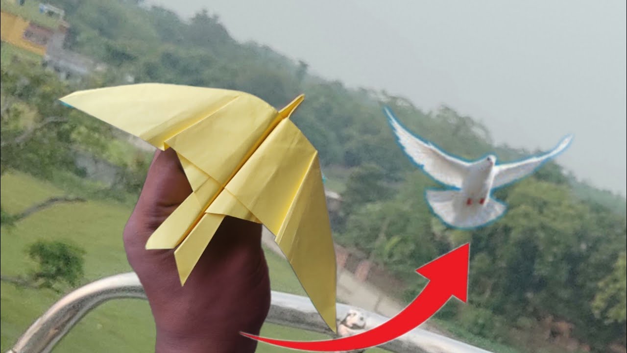 Flying Birds paper plans 2022 l origami bird paper plans l How to make ...