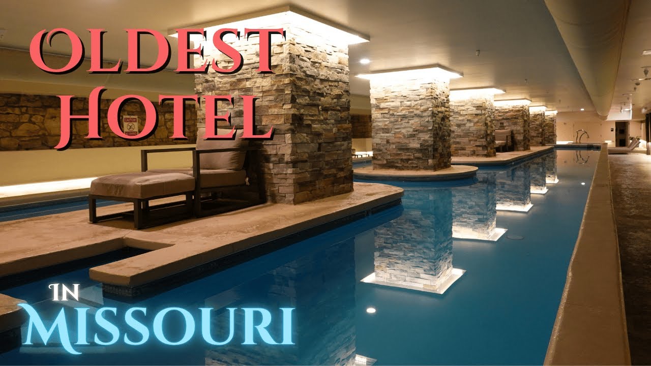 A Night at The Elms Hotel - Oldest Hotel In Missouri! - YouTube