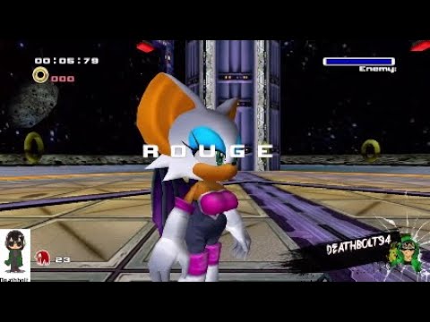 Sonic Adventure 2 Hero Story: Knuckles Vs Rouge - YouTube