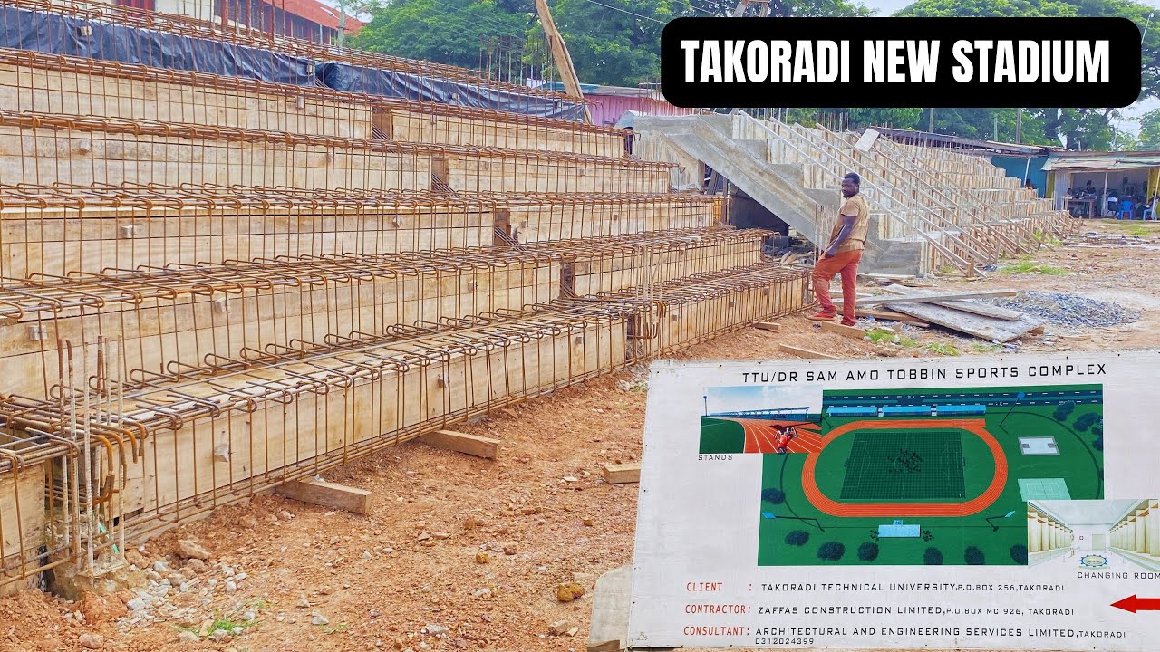 See How Fast The Takoradi Technical University Sports Complex Project ...