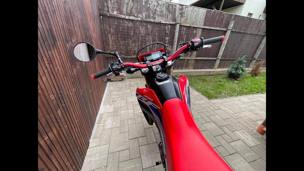 Honda CRF 300L upgrade - how to change the handlebar (ProTaper) - YouTube