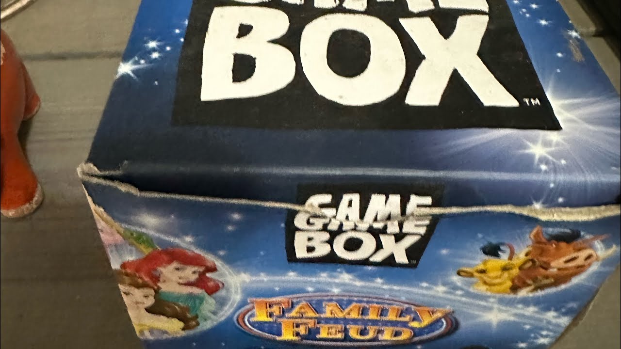 Family Feud Game Box Disney Edition Review And Rules YouTube Family Feud Game Box Disney Edition Review And Rules YouTube