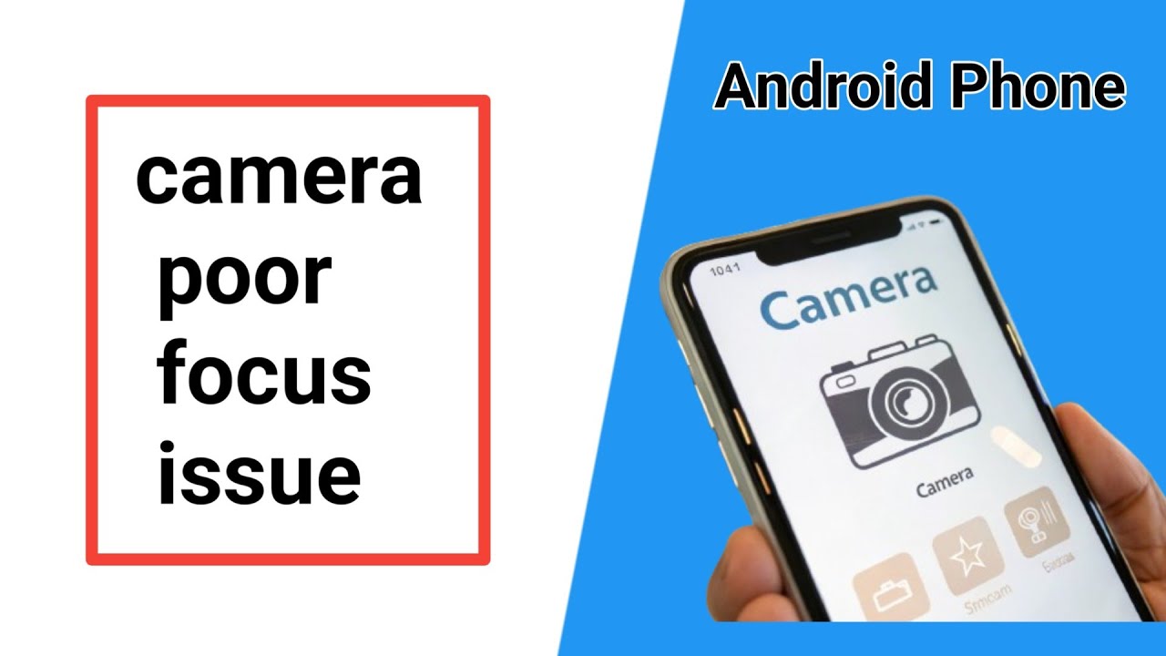 how to fix camera poor focus issue in Android phones - YouTube