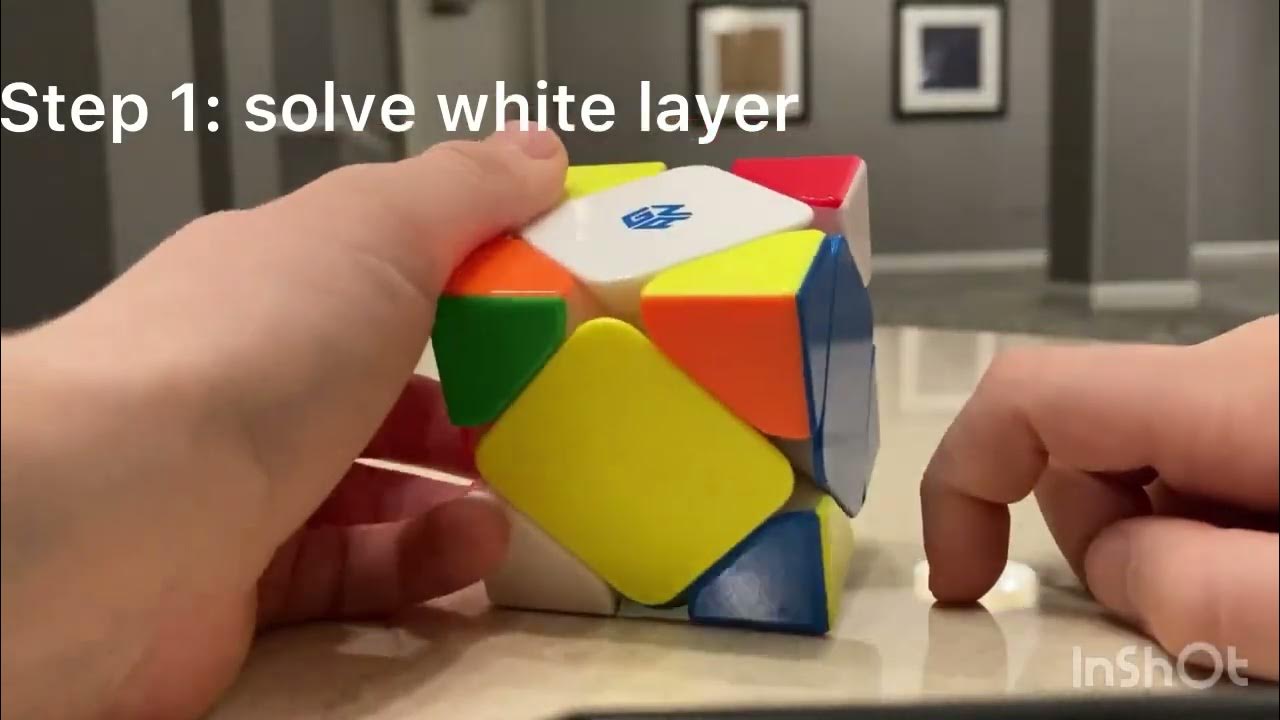 How to solve a skewb ( beginner tutorial) - YouTube